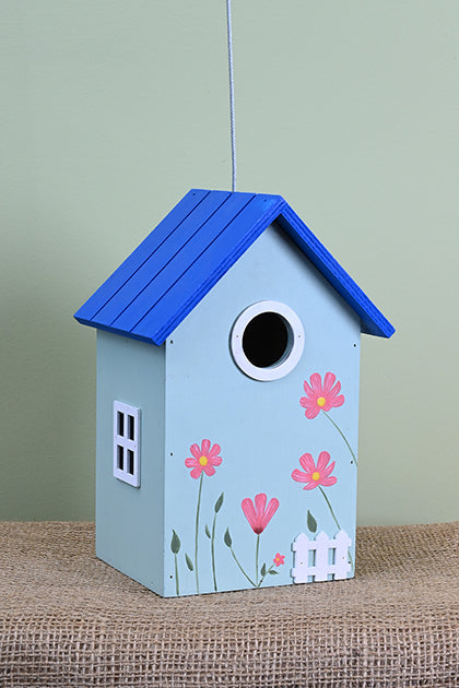 Garden Shed Bird House - Blue (11021) – Pinebush Home & Garden